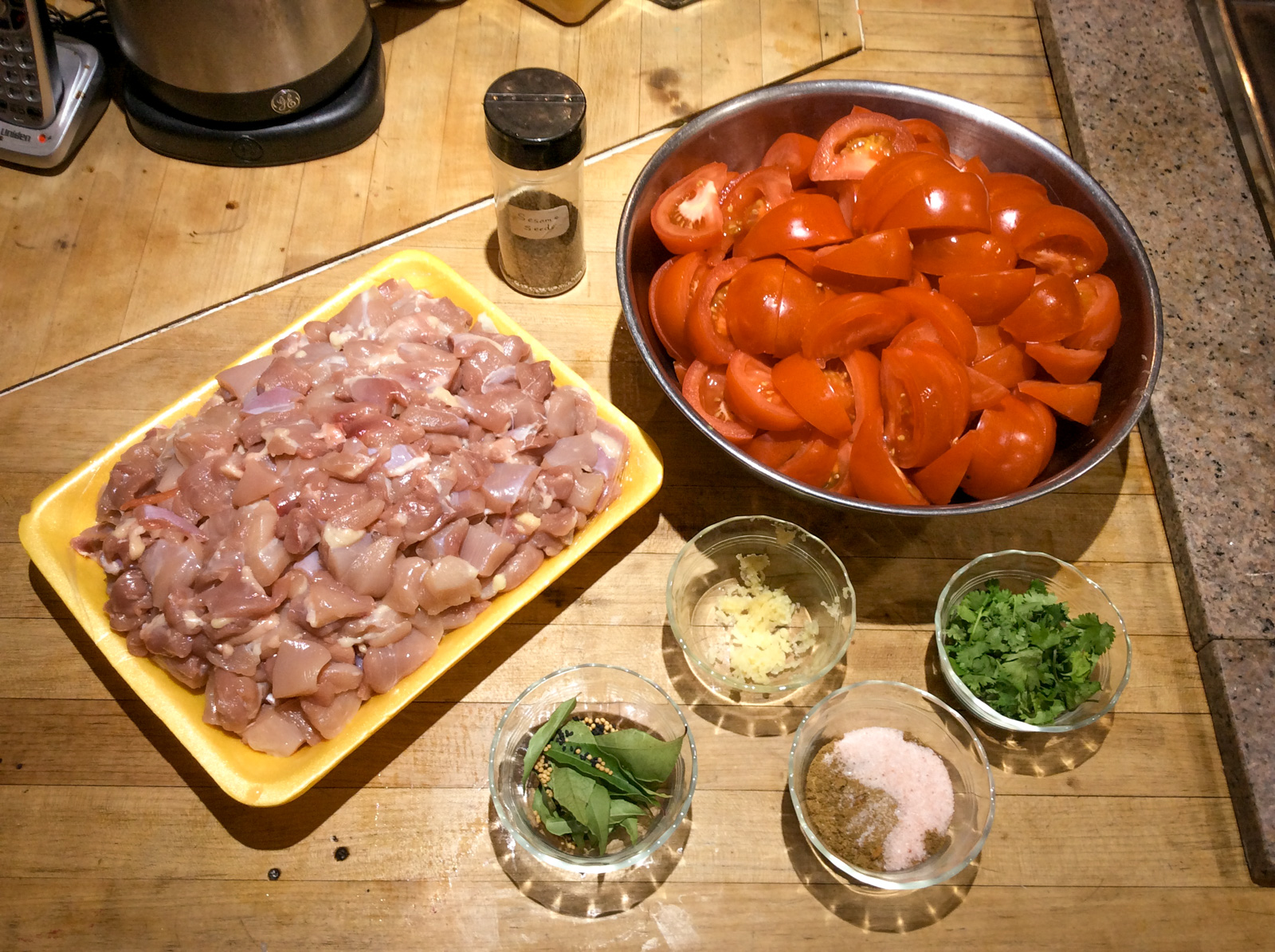 Tomato Chicken Balti – The Kitchen Tourist